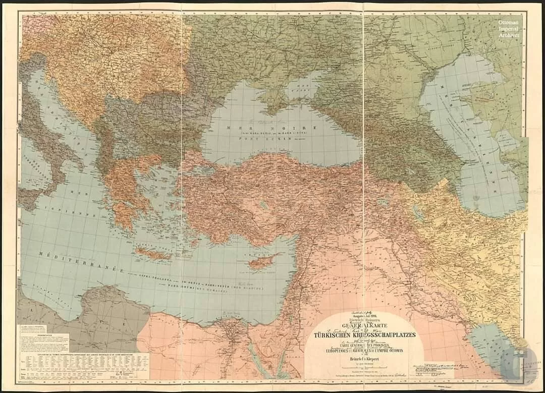 Osmanlı Devleti Haritası | Orkmes